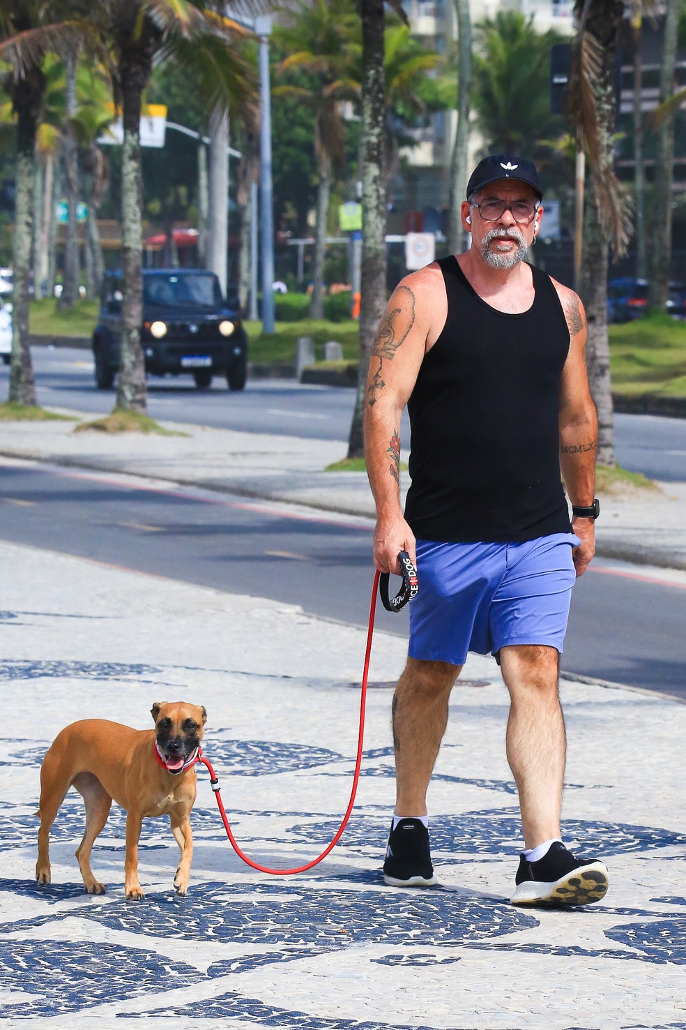 Após perder 60 kg, Leandro Hassum exibe braços torneados ao passear com ...