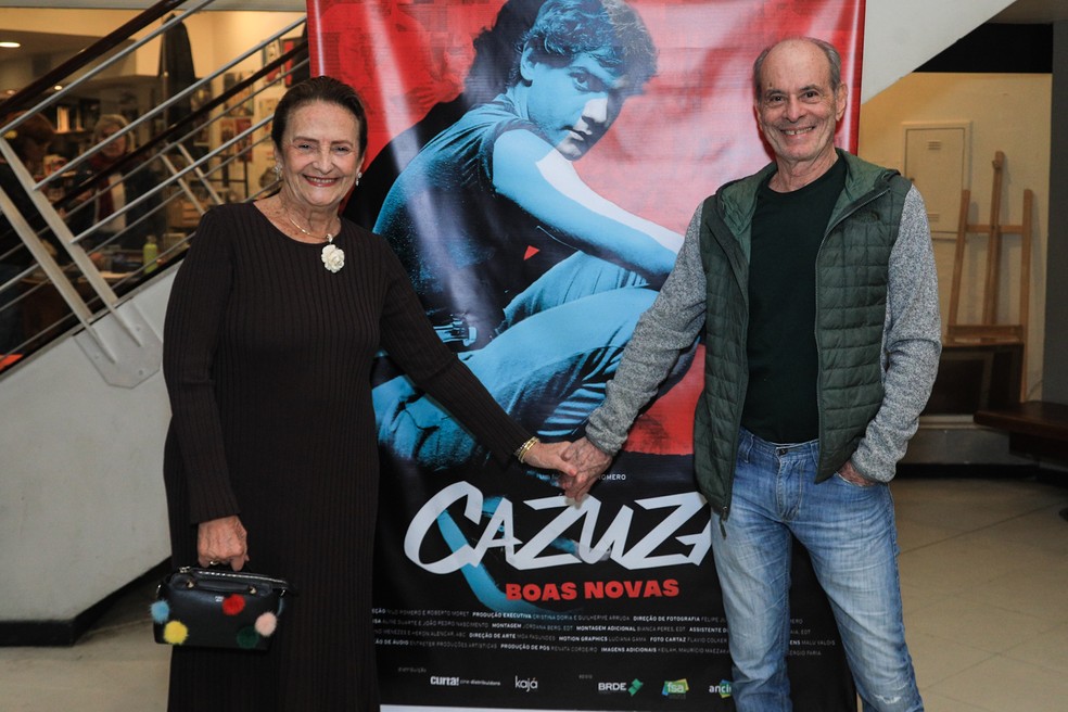 Lucinha Araújo reencontra Ney Matogrosso em estreia de filme sobre Cazuza