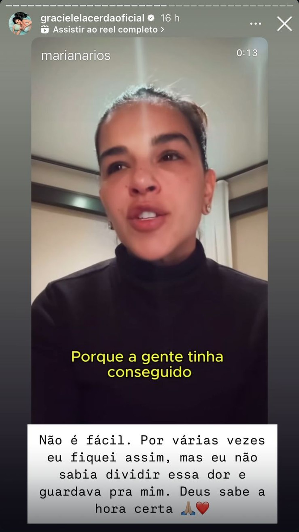 Após choro, Mariana Rios recebe apoio de Bárbara Evans, Graciele Lacerda e mais famosas que ...