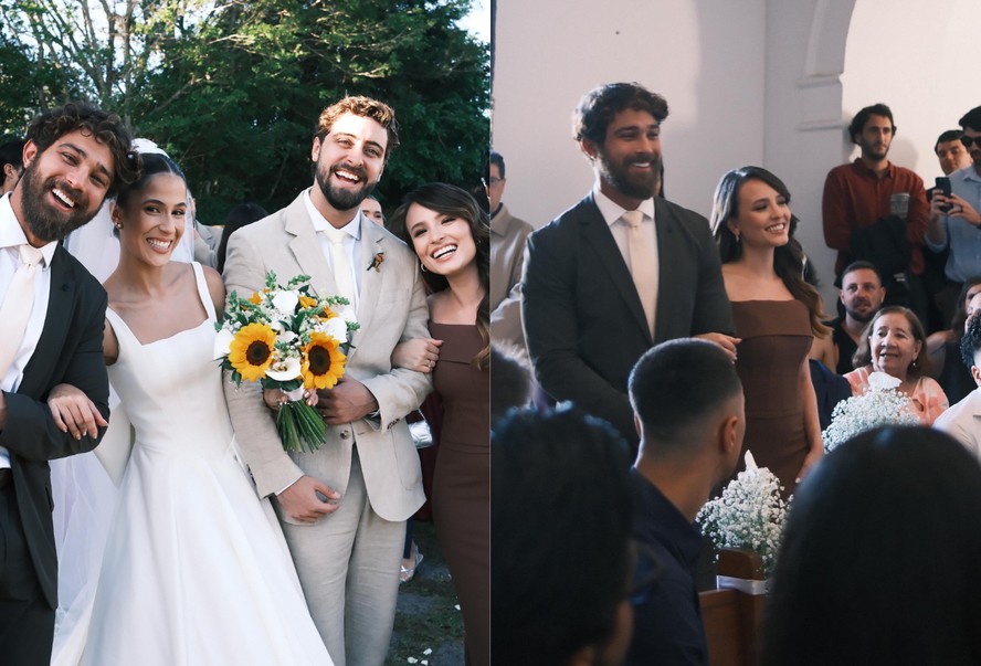 Larissa Manoela e André Luiz Frambach celebram casamento de Eike Duarte ...