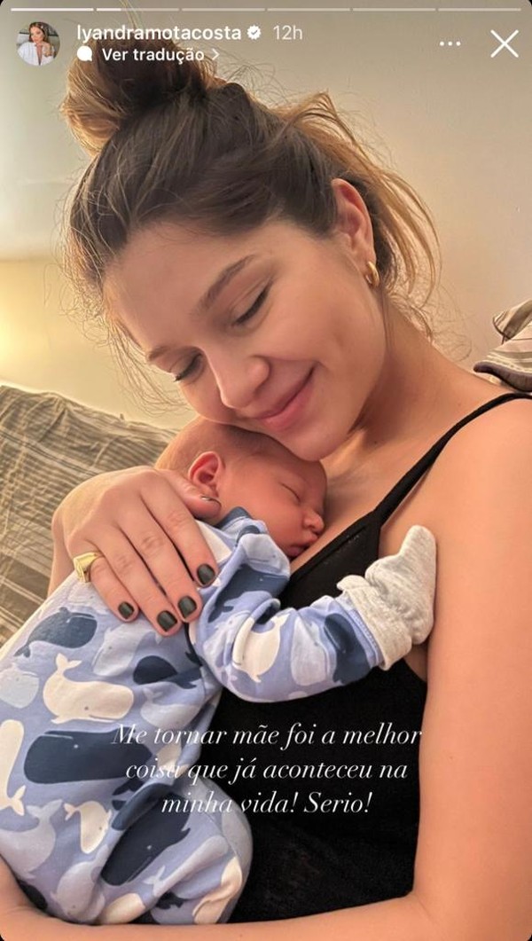 Lyandra Costa exalta o filho: 'Me tornar mãe foi a melhor coisa que aconteceu na minha vida'