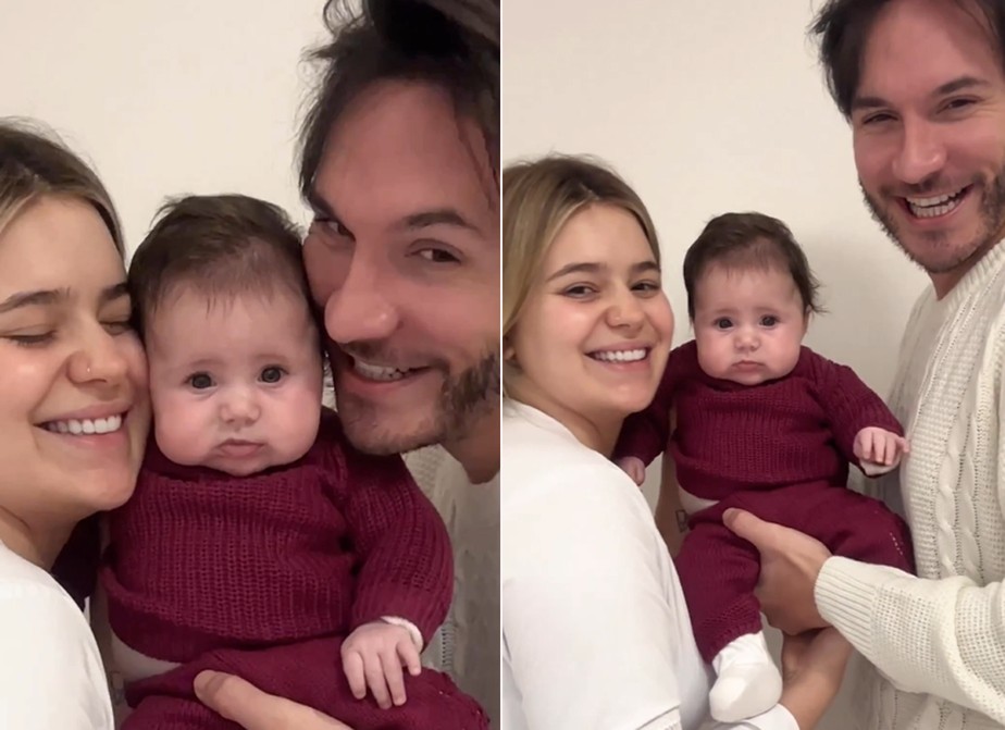 Eliezer e Viih Tube começam comemorações de 3 meses da fiha, Lua Di ...