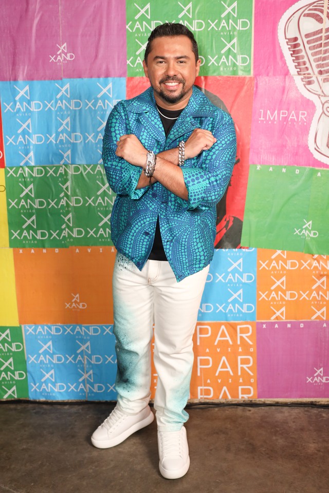 Xand Avião usa bracelete de luxo ao lançar EP '1mpar' em São Paulo
