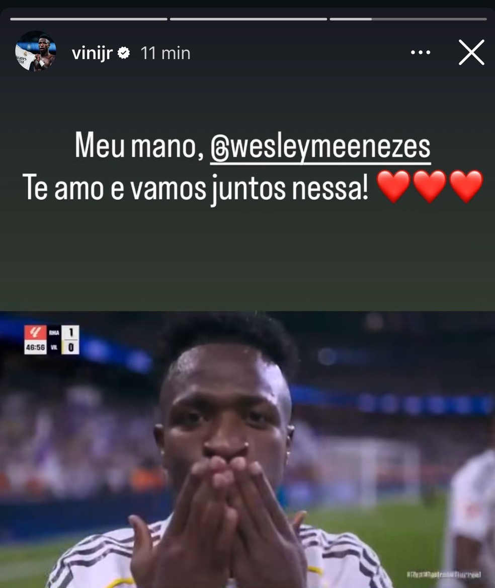 Não foi para Virginia! Saiba o que Vini Jr. disse após gol e para quem ...