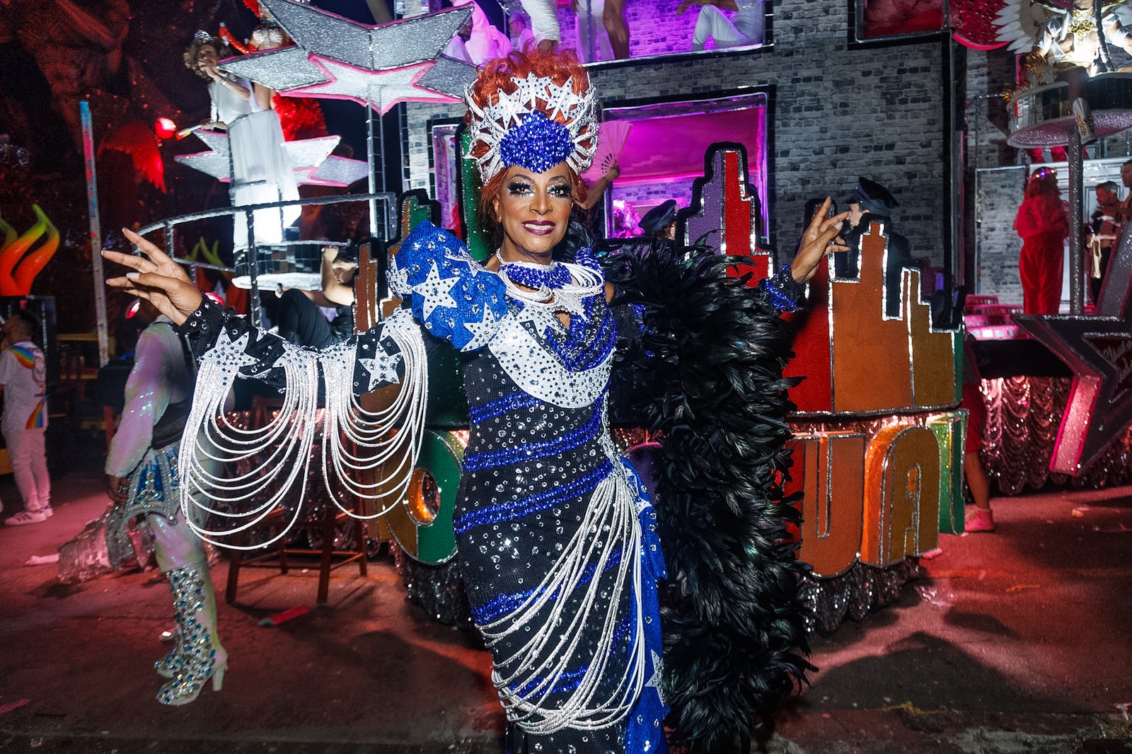 Madu Fraga é Exu em desfile da Vai-Vai: 'Tem que ter responsabilidade'