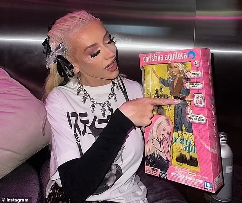 Christina Aguilera mostra fotos raras em família