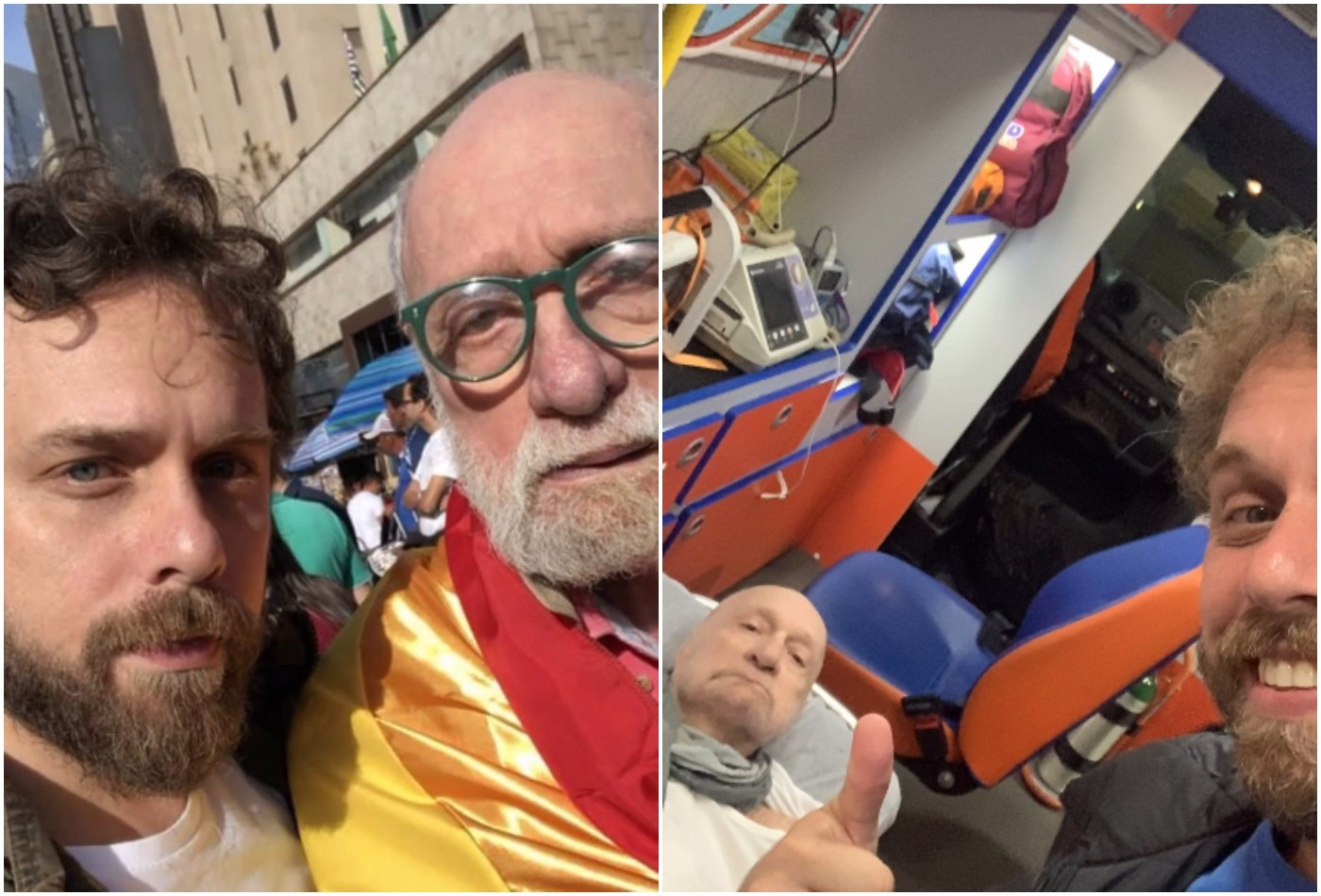 João Velho, filho de Paulo César Pereio e Cissa Guimarães, lamenta ...