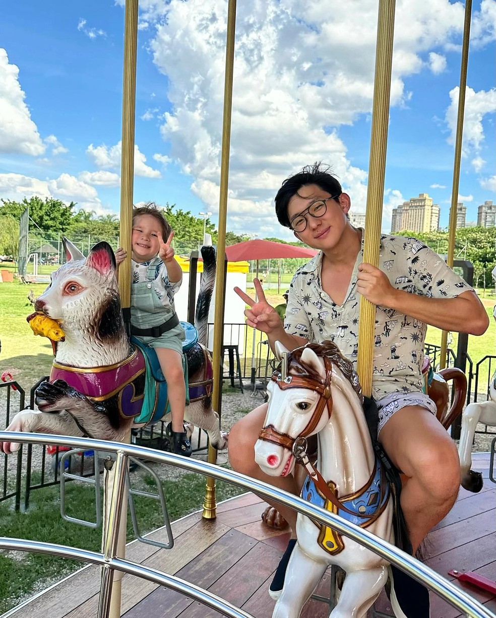 Pyong Lee realiza 'sonho' do filho caçula após críticas de ex-mulher ...