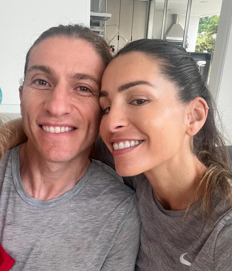 Novo técnico, Filipe Luis se declara à esposa após vitória do Flamengo ...