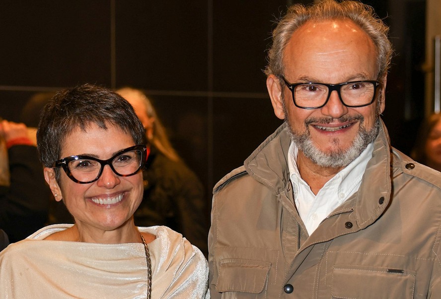 Sandra Annenberg vai com o marido, Ernesto Paglia, a show de Roberto ...