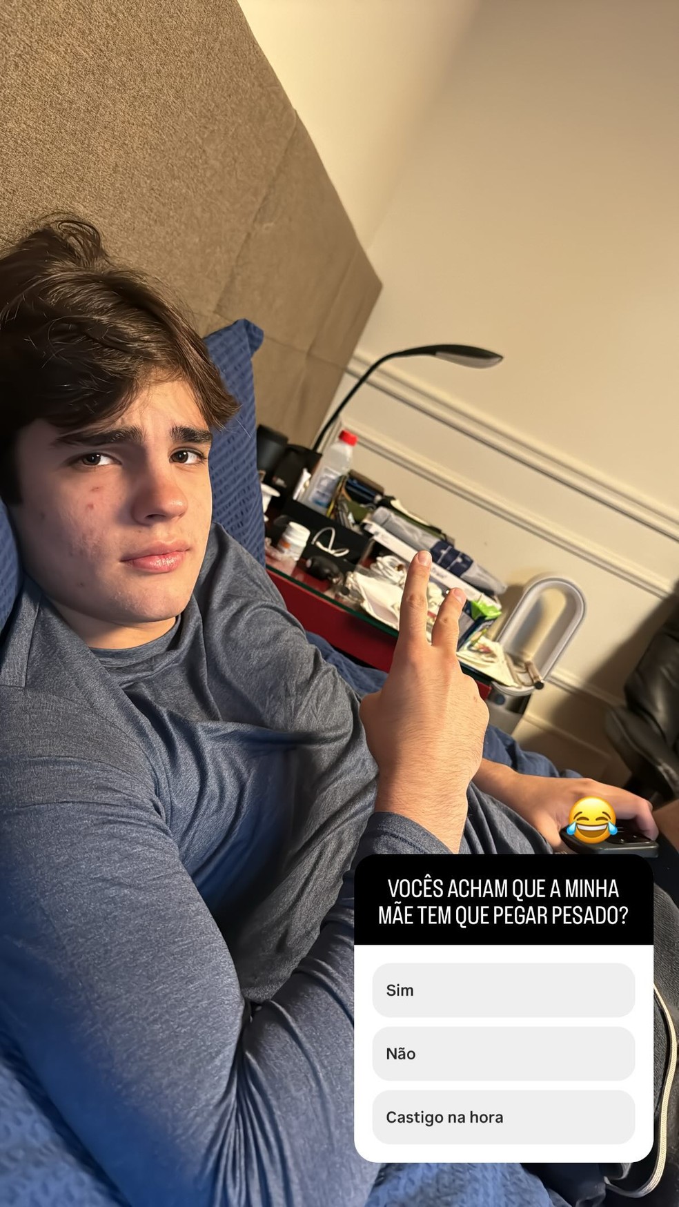 Aos 16, Rodrigo Silva, caçula de Faustão, 'voa' em aula de luta; veja foto