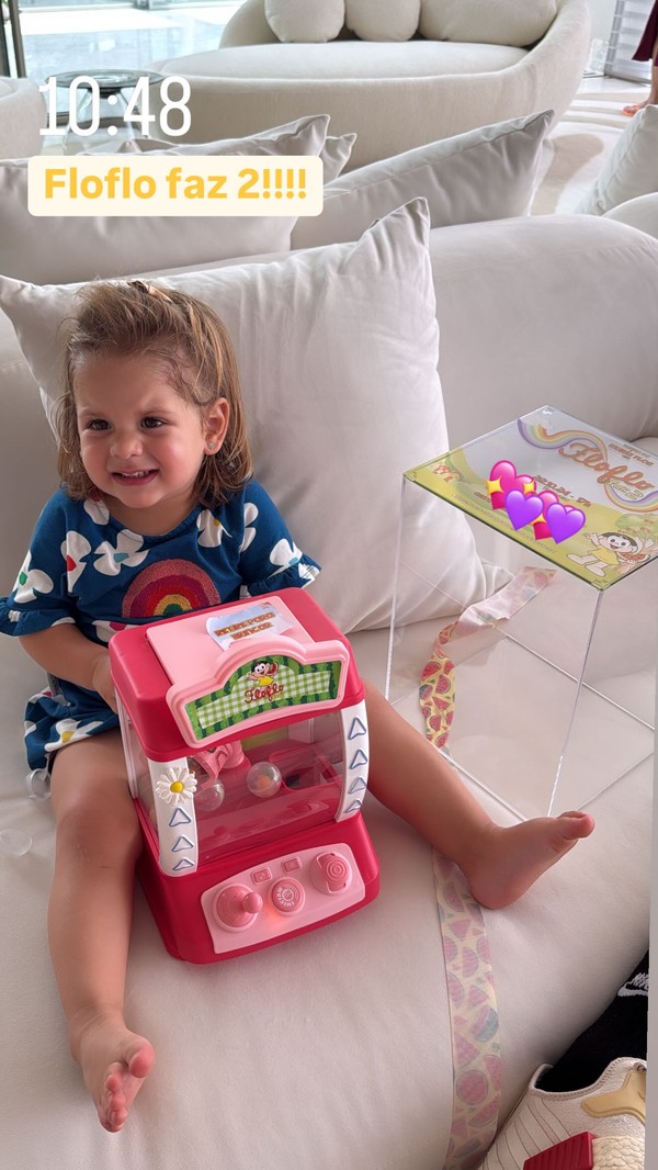 Festa luxuosa de Maria Flor, filha de Virginia e Zé Felipe, é montada ...