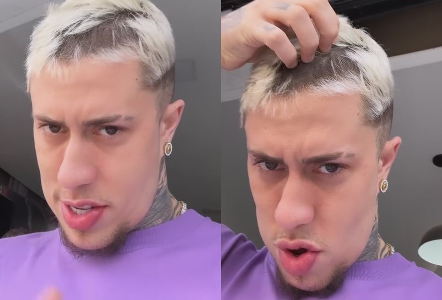 MC Daniel inova visual após sofrer corte químico; confira antes e depois