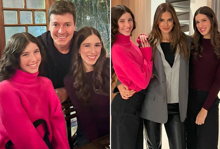 Rodrigo Faro e Vera Viel fazem festa de aniversário para as filhas mais ...