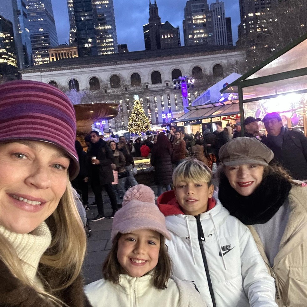 Luana Piovani abre álbum de viagem a Nova York com os filhos