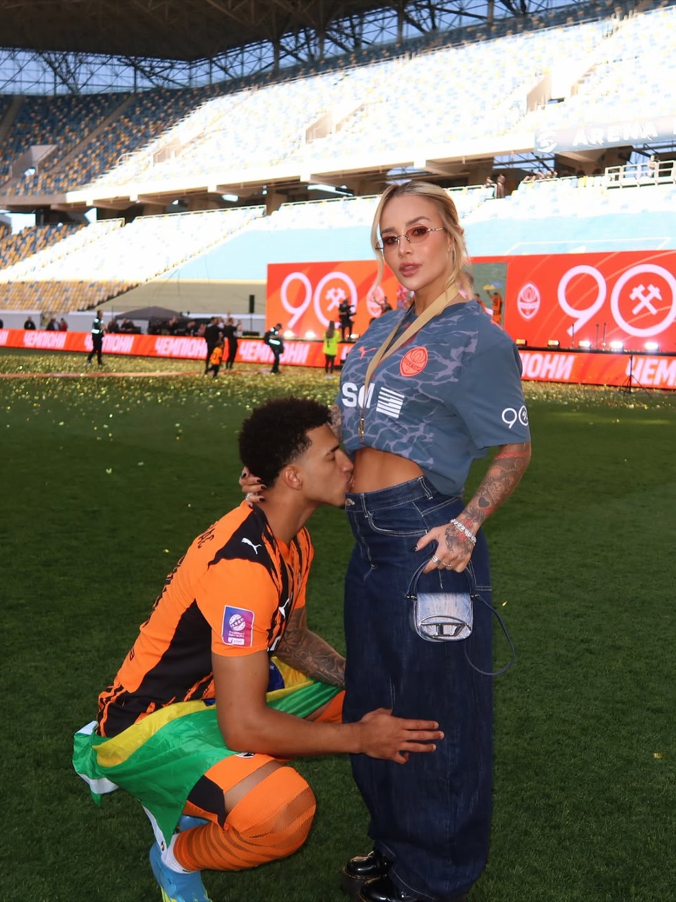 Grávida, Bruna Rotta relata momento de tensão com ataque na Ucrânia