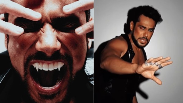 Amaury Lorenzo incorpora vampiro para o Baile de Halloween em SP