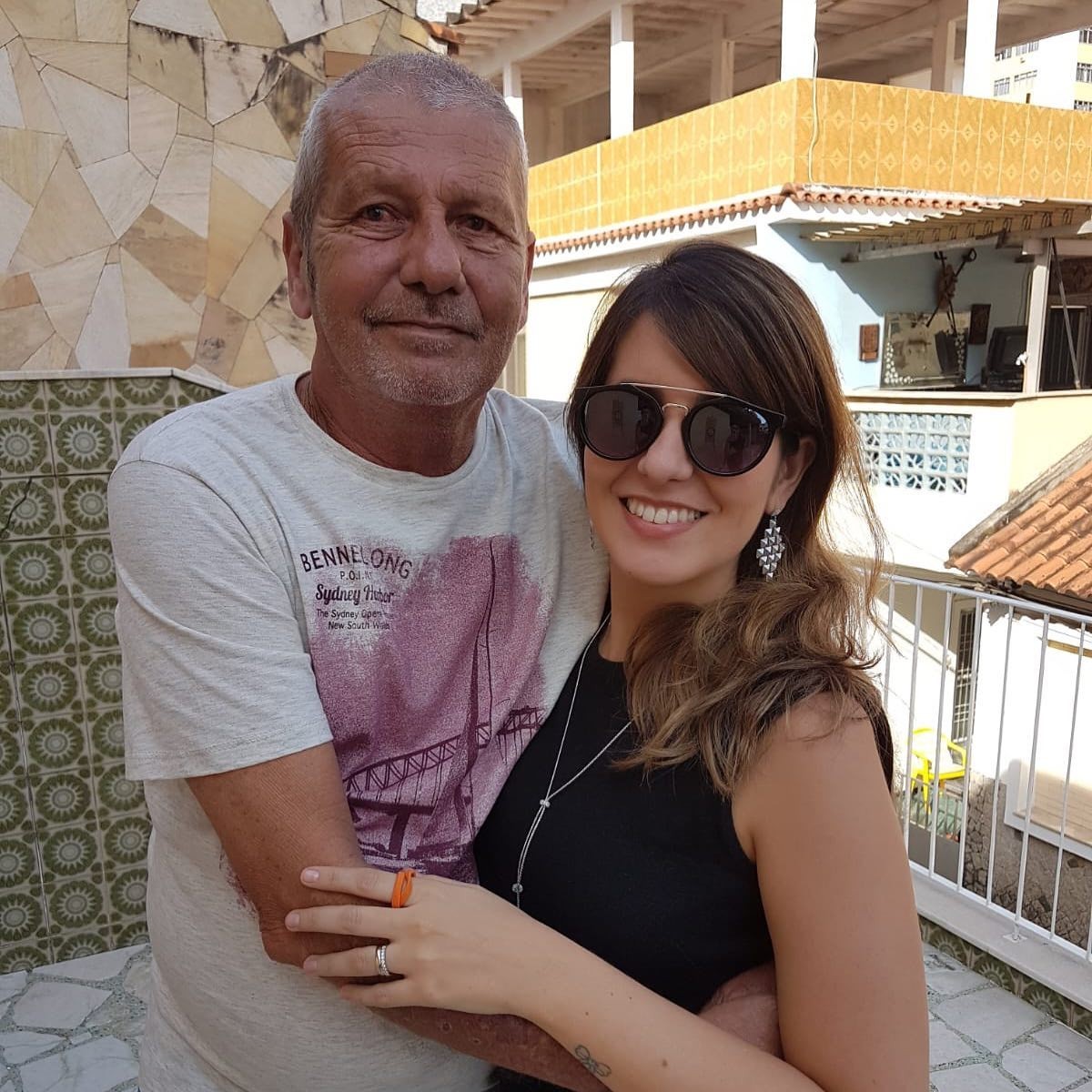 Nataly Mega lamenta morte do pai: 'Acreditava que ia voltar para casa'