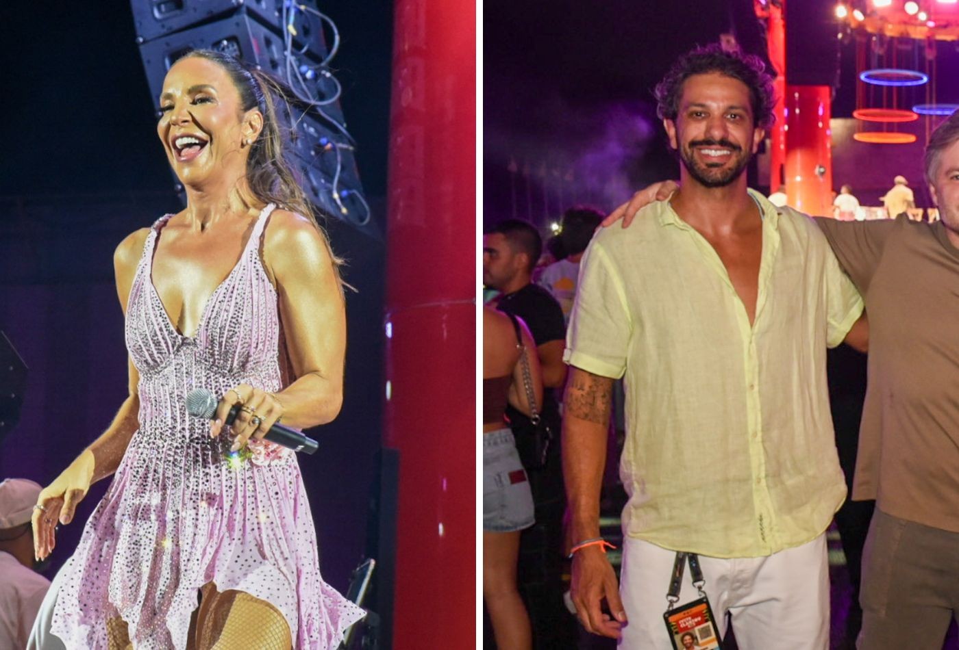 Ivete Sangalo faz show com a presença do suposto novo affair na plateia