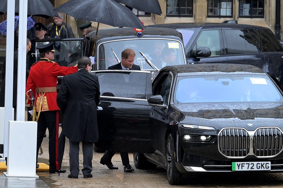 Príncipe Harry fica de fora de retrato oficial de rei Charles III e ...
