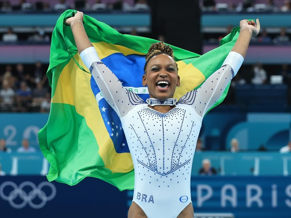 Eleja o melhor look das ginastas brasileiras nas Olimpíadas de Paris 2024