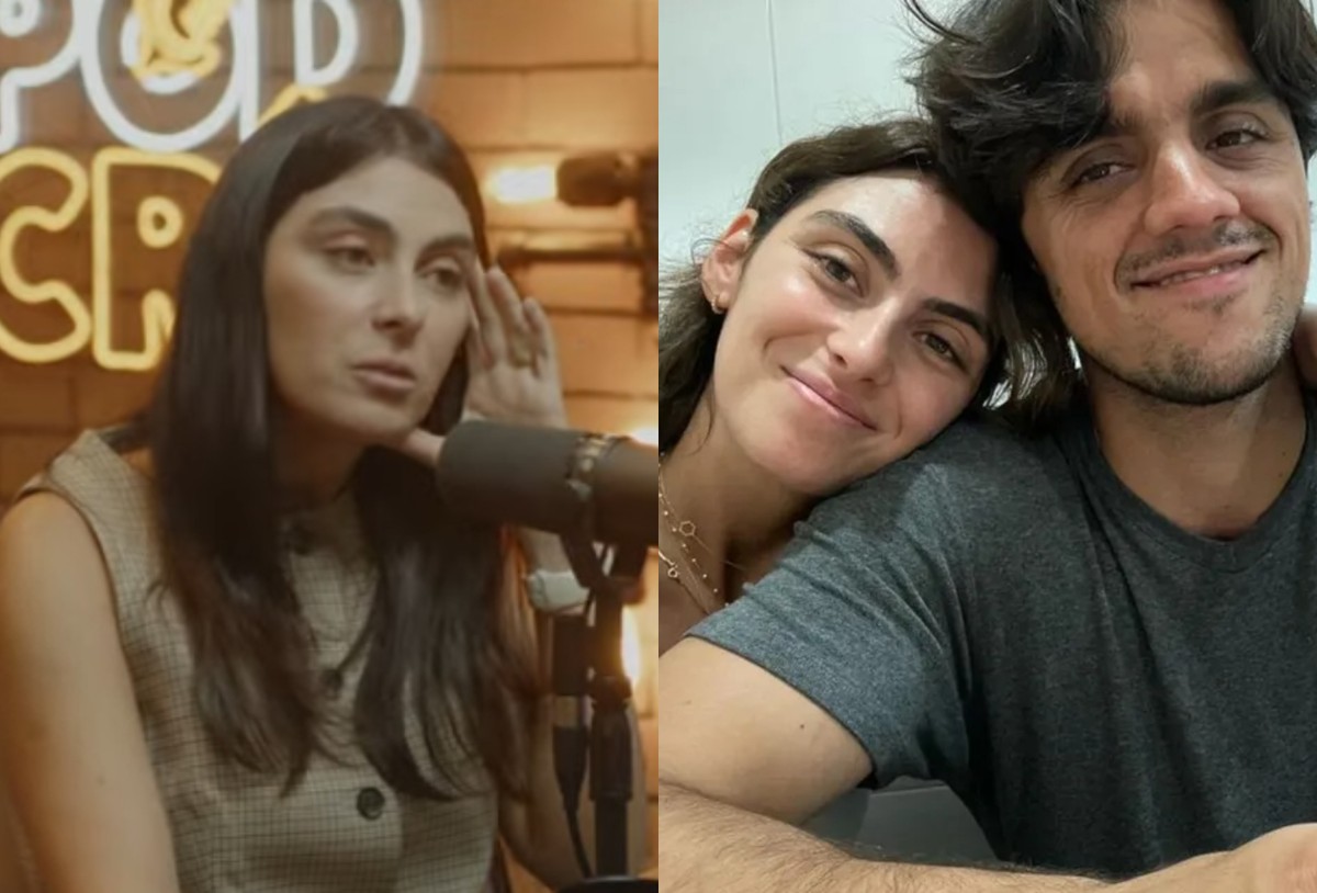 Mariana Uhlmann diz que já orou para que o marido, Felipe Simas, não ...