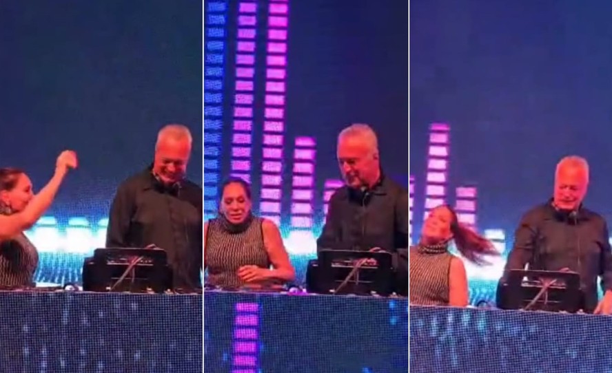 Susana Vieira se diverte em festa com filho e netos