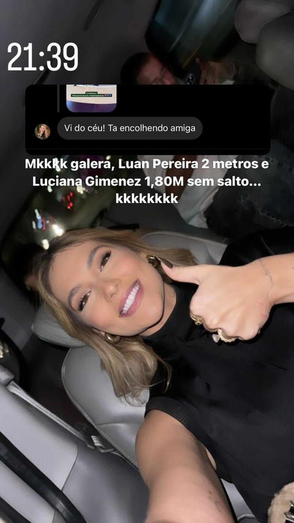 Virginia Fonseca brinca com diferença de altura ao posar com Luan ...
