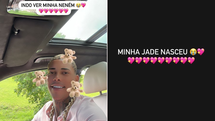 Aos 24 anos, MC Poze anuncia nascimento de quarto filho; quinto bebê ...