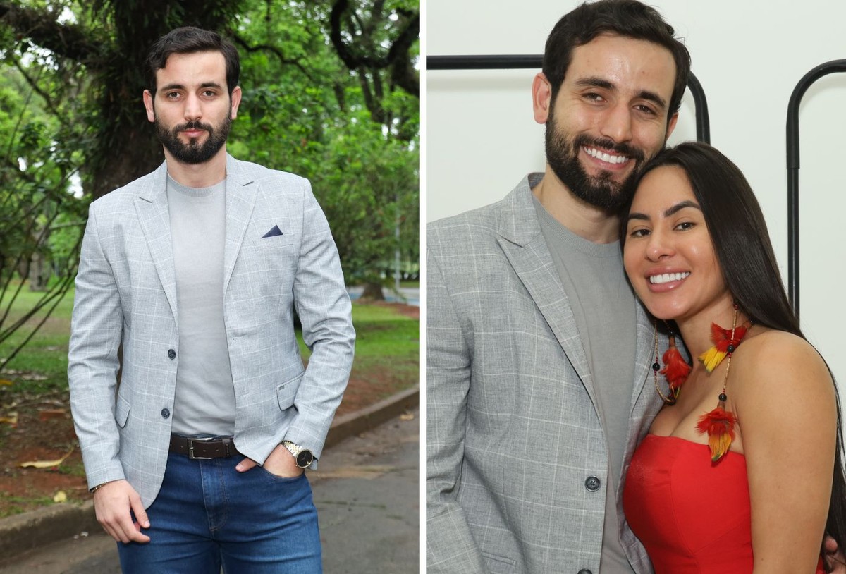 Matteus Amaral comparece a SPFW no dia do desfile da namorada, Isabelle ...