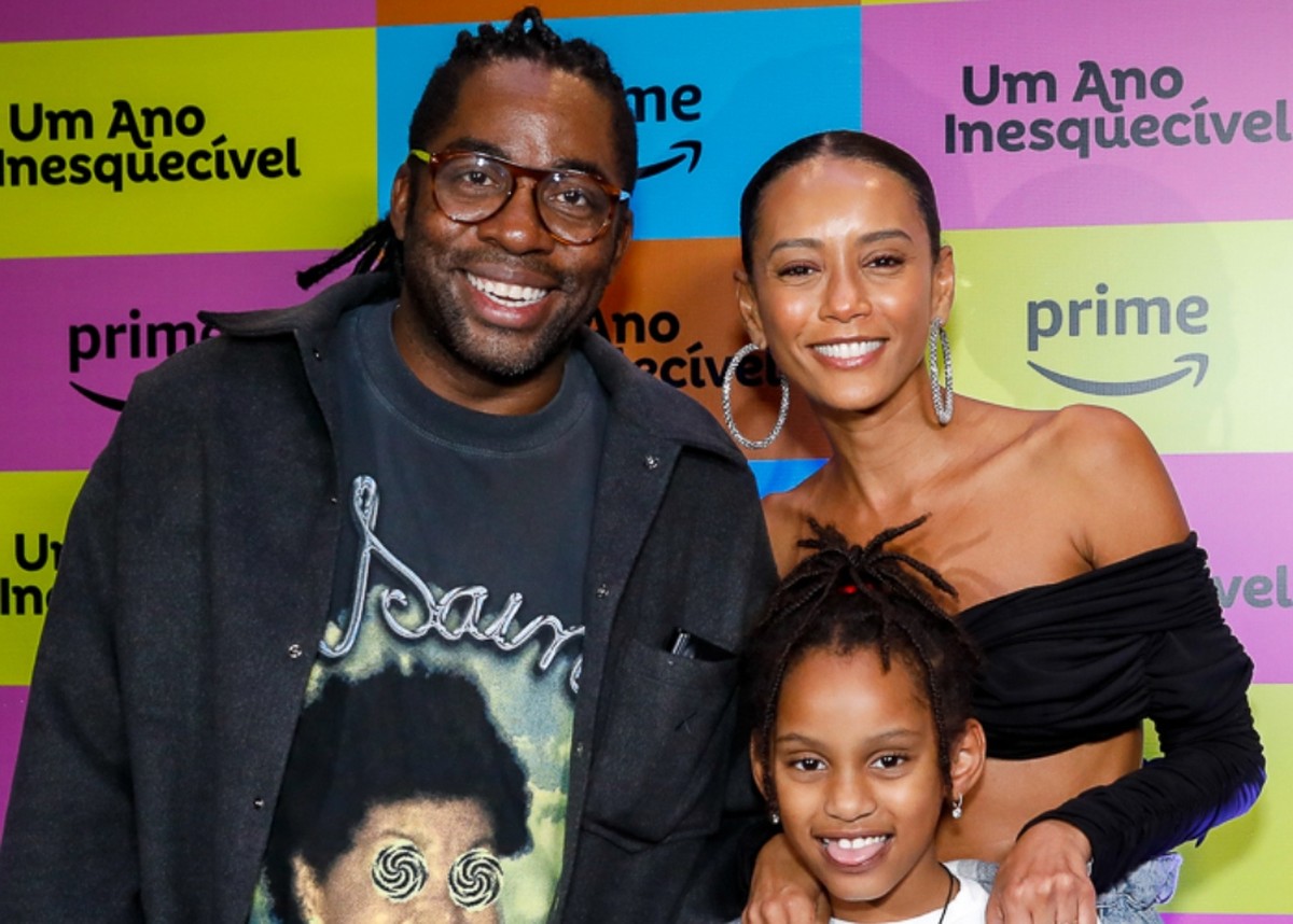 Estilosa, filha de Taís Araújo e Lázaro Ramos rouba a cena em première