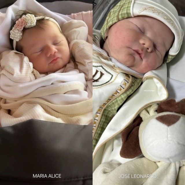Virginia mostra semelhança entre Maria Alice e José Leonardo: 'Iguais ...