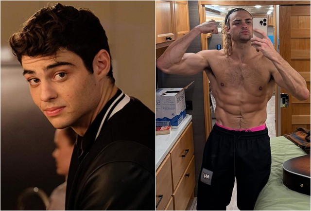 Após sumiço, Noah Centineo choca fãs ao aparecer fortão e loiro ...