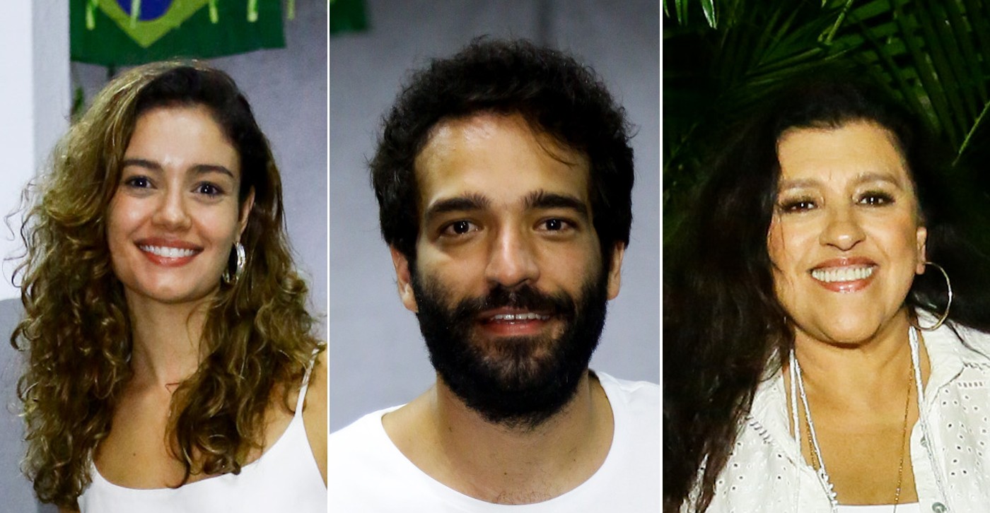 Atores de 'Todas as Flores' se reúnem para festa da novela em bar do RJ