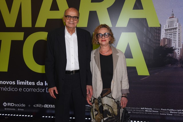 Pedro Bial faz rara aparição com Maria Prata em pré-estreia de ...
