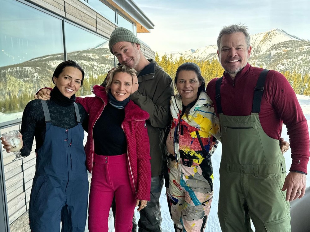 Elsa Pataky e Chris Hemsworth passam Ano Novo com Matt Damon e Luciana ...