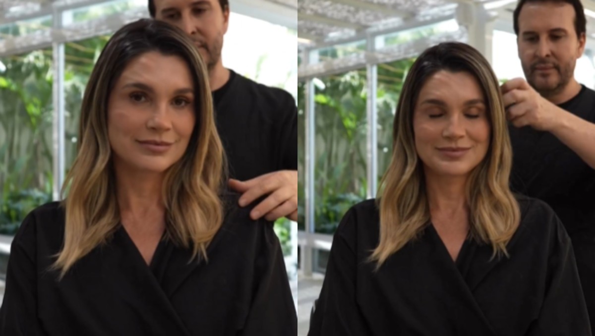 Flávia Alessandra muda o visual e mostra antes e depois de ...