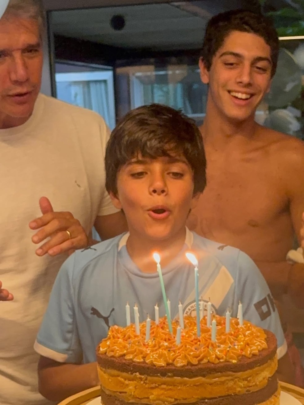 Marcio Garcia comemora aniversário do filho caçula
