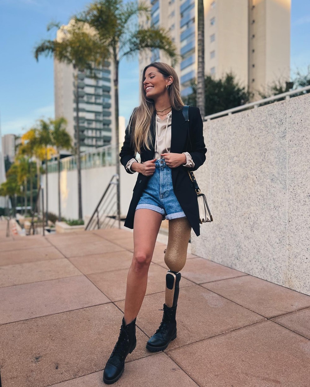 Paola Antonini viaja pela primeira vez no dia do acidente que a fez perder a perna