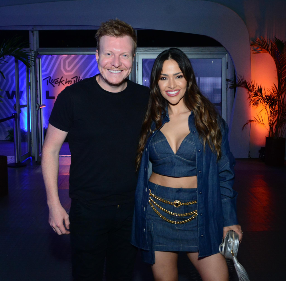 Gabi Luthai e Teo Teló curtem 'vale night' no Rock in Rio; fotos
