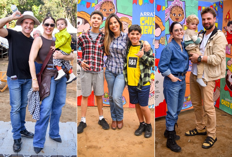 Claudia Raia, Wanessa Camargo e mais famosos levam filhos à festa ...