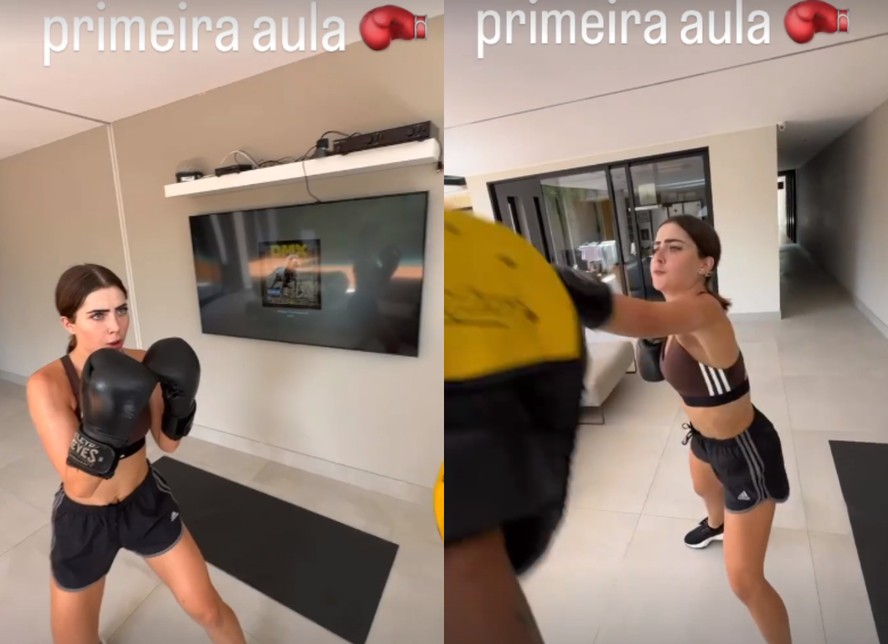Jade Picon treina boxe pela primeira vez: 'O que eu fui inventar?'