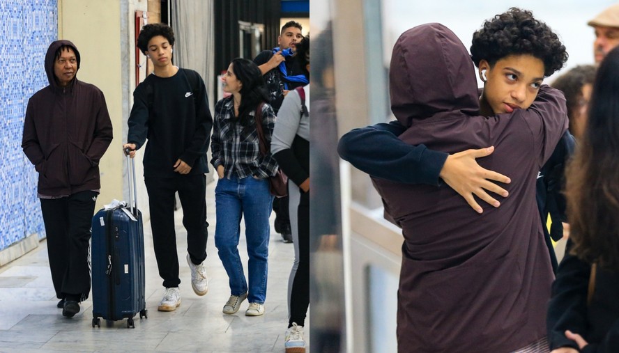 Djavan protagoniza momento fofo ao lado de um de seus cinco filhos e da ...