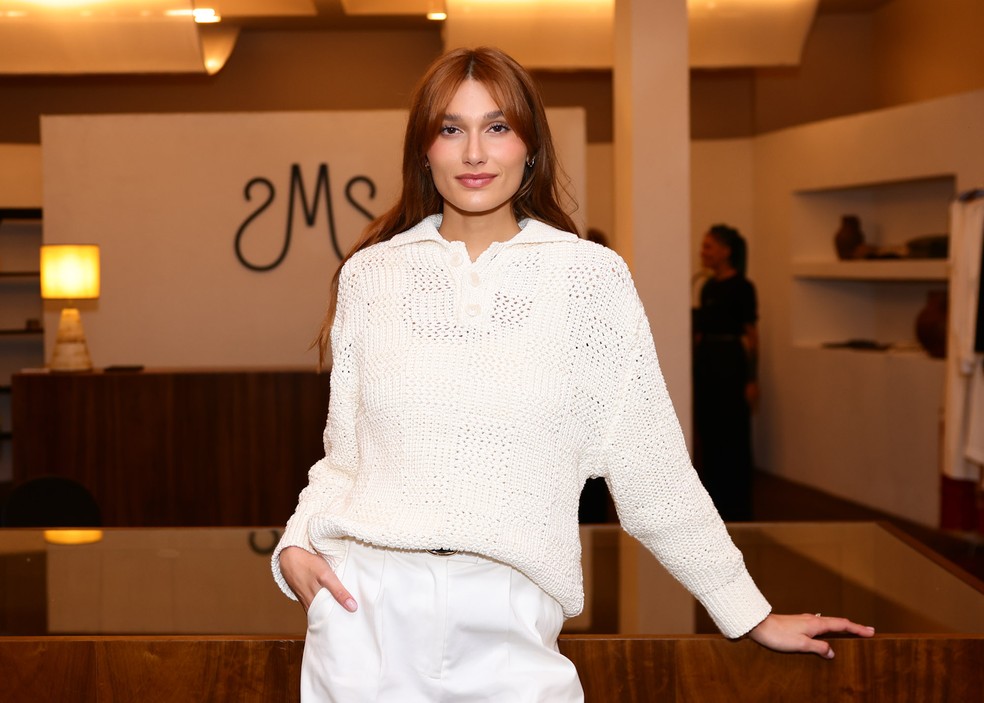 Sasha Meneghel inaugura loja em shopping de São Paulo