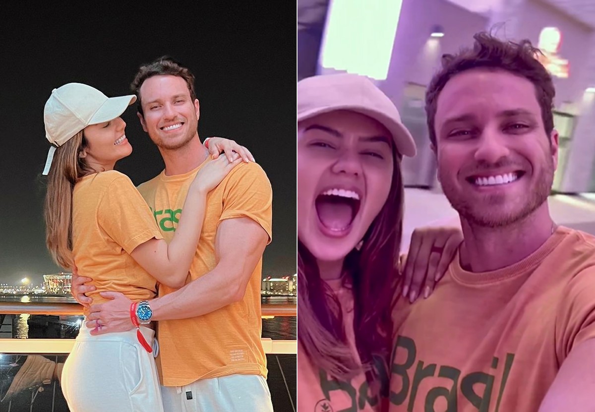 Ex-BBBs Eslo Marques e Lucas Bissoli chegam ao Catar para a Copa do Mundo