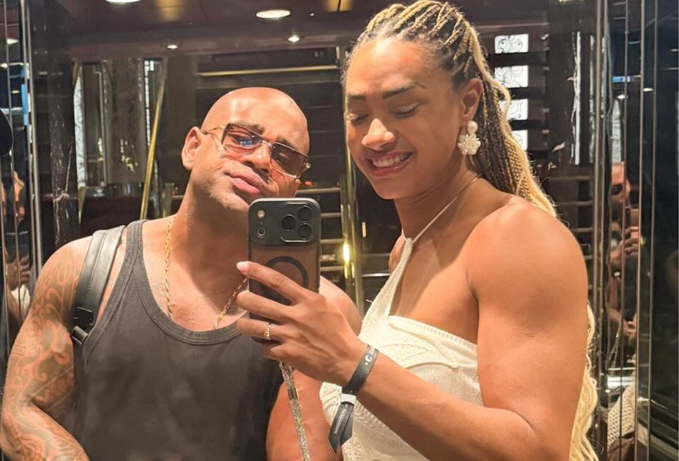 Ex-BBBs Aline Patriarca e Cezar Black estão se conhecendo melhor, diz assessoria