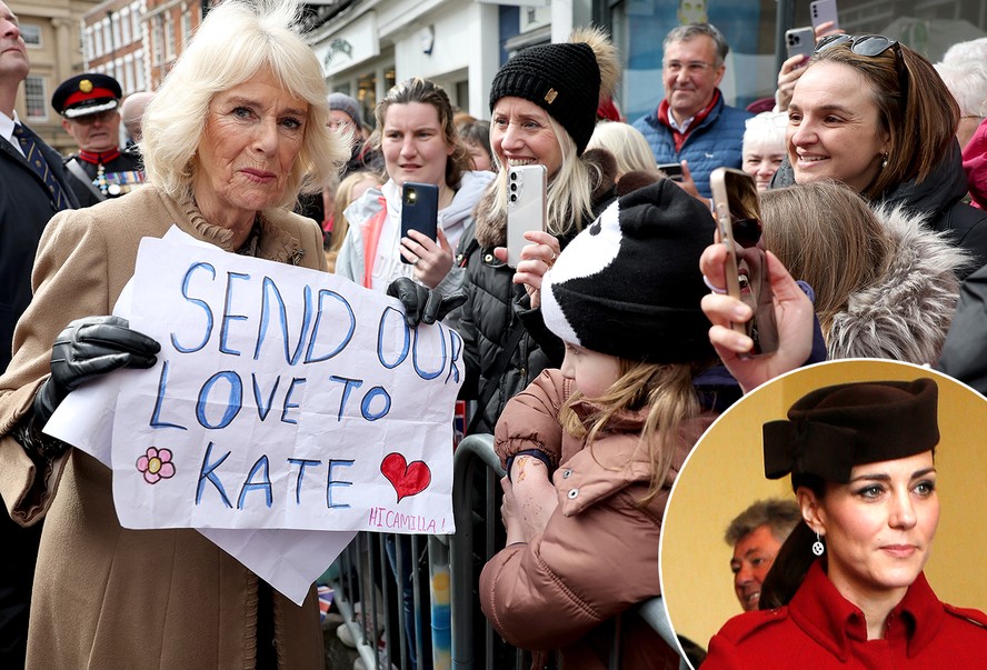 Rainha Camilla diz que Kate Middleton está 'emocionada com o apoio' após revelar câncer
