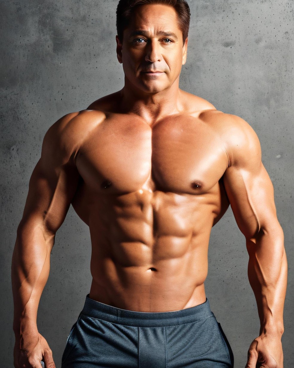 Leonardo adere à moda da inteligência artificial, e aparece sarado: 'Ai ...