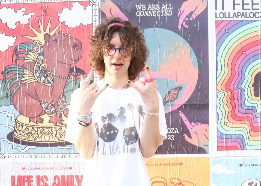 Lucas Jagger curte Lollapalooza e revela: 'Não estou solteiro'