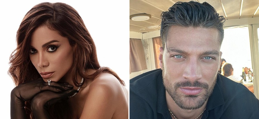 Anitta aparece no colo de Simone Susinna, ator gato de '365 Dias'; vídeo